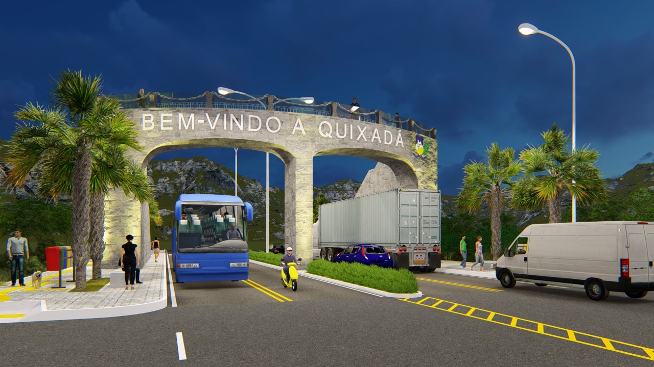 Prefeitura de Quixadá inicia obras do pórtico de boas-vindas na entrada ...